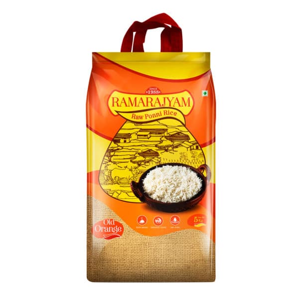 Raw Ponni / Sona Masoori Rice - Ramajeyam Rice